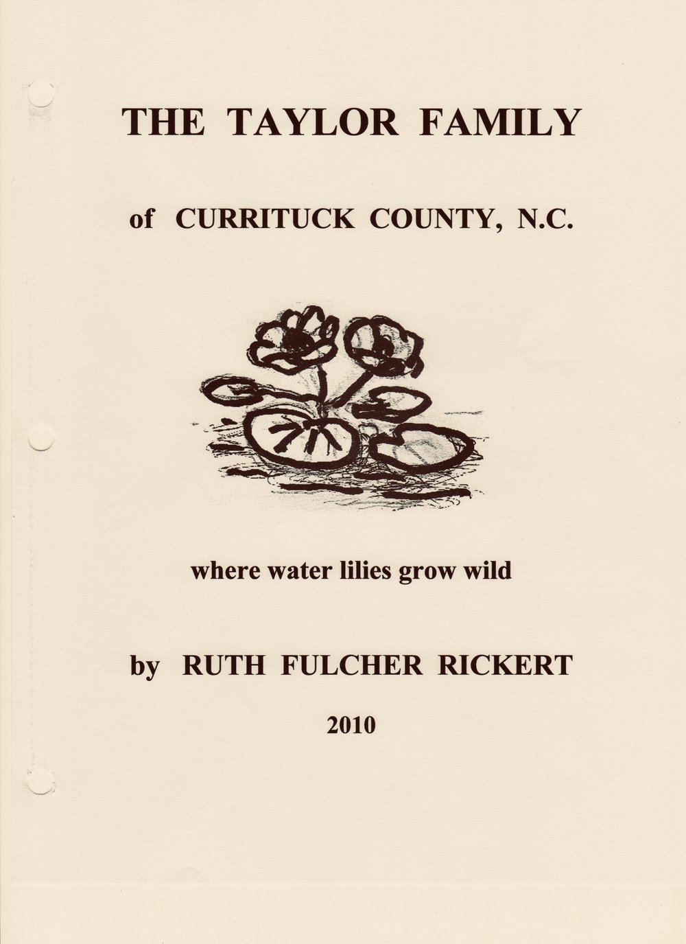 Currituck Taylor Book and Family Chart - Ruth Rickert — John Laird ...