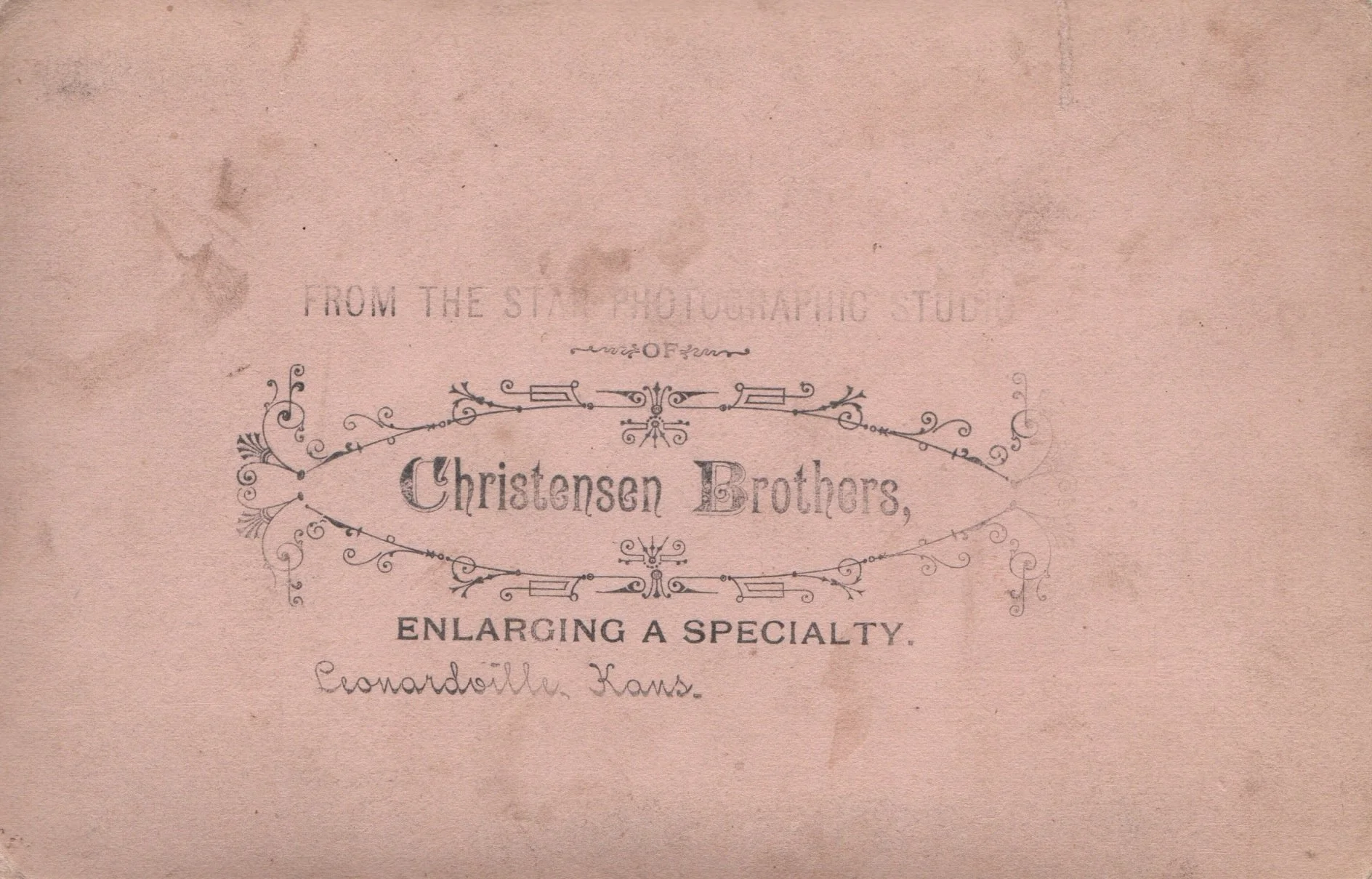 Leonardville Kansas Photos - 1880's — John Laird Genealogy