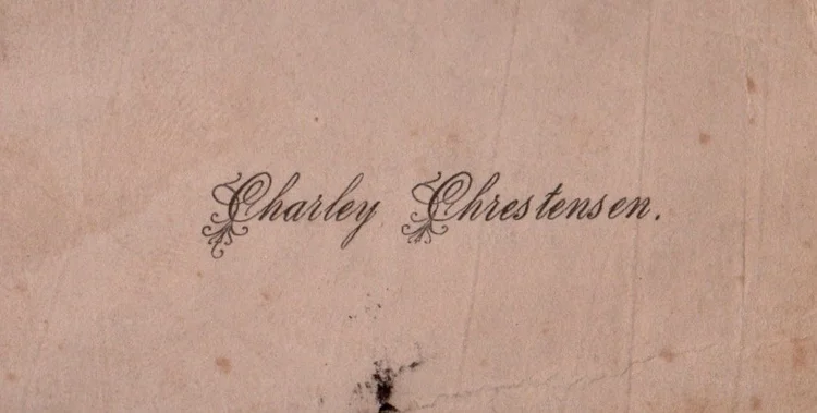 Rasmus "Charley" Christensen — John Laird Genealogy