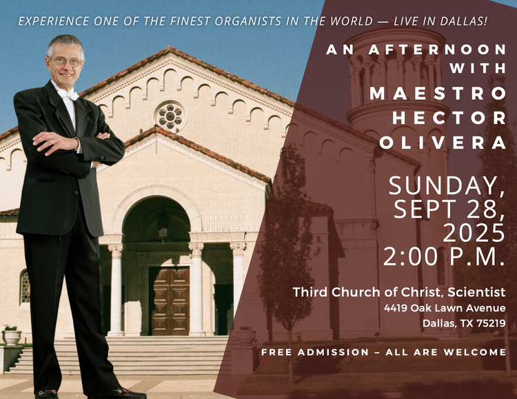 An Afternoon with Maestro Hector Olivera — Third Church of Christ ...
