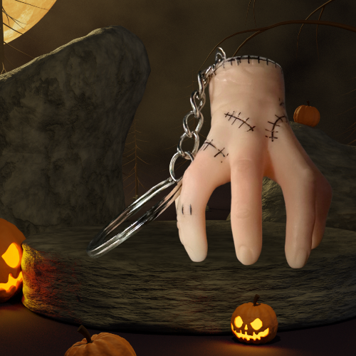 The Thing Keychain (The Addams Family) — TERROR 29 HAUNT & HORROR SHOP