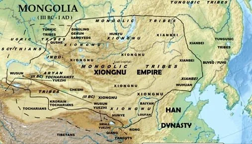 Xiongnu Empire Map