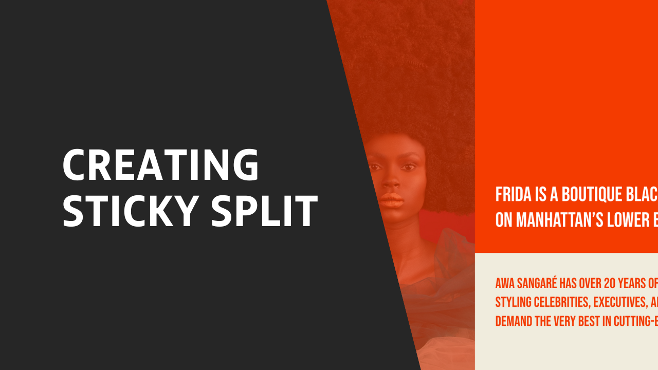 No-code Sticky Scrolling, Sticky Block, Sticky Split for Squarespace ...