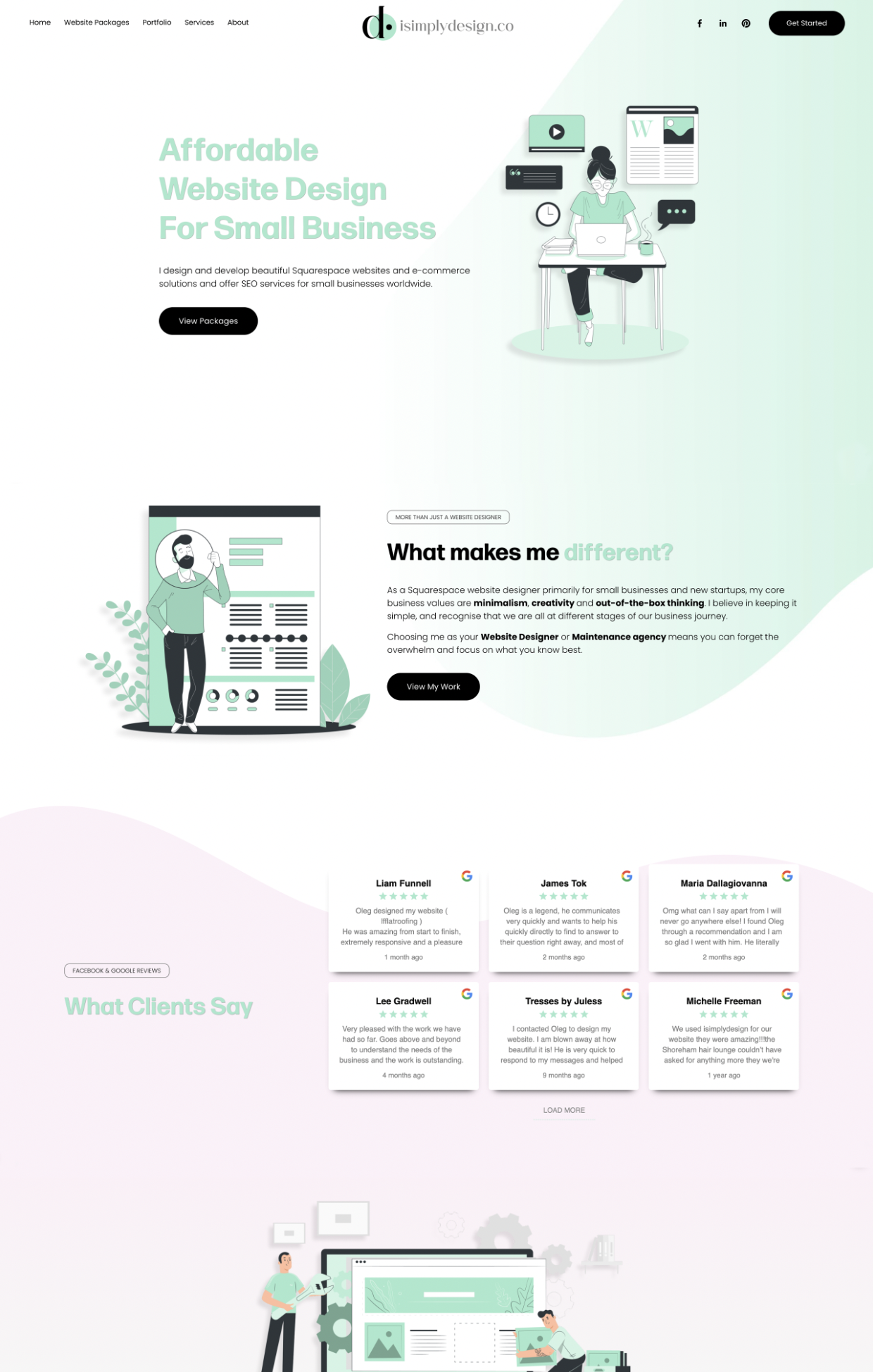 Inspiring Squarespace Website Designs — SquareKicker: Squarespace ...