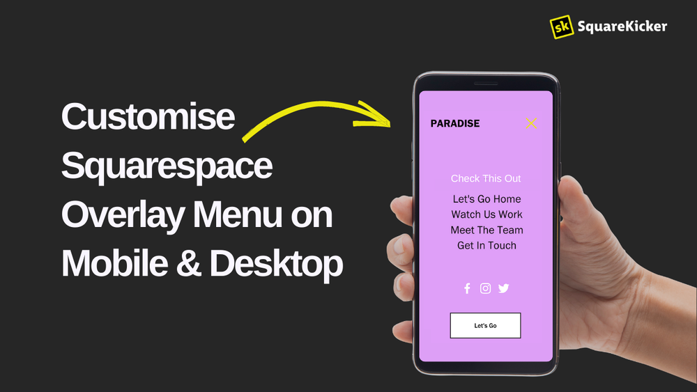 Hướng dẫn Squarespace 7.1 mobile menu background color Đơn giản, cực dễ