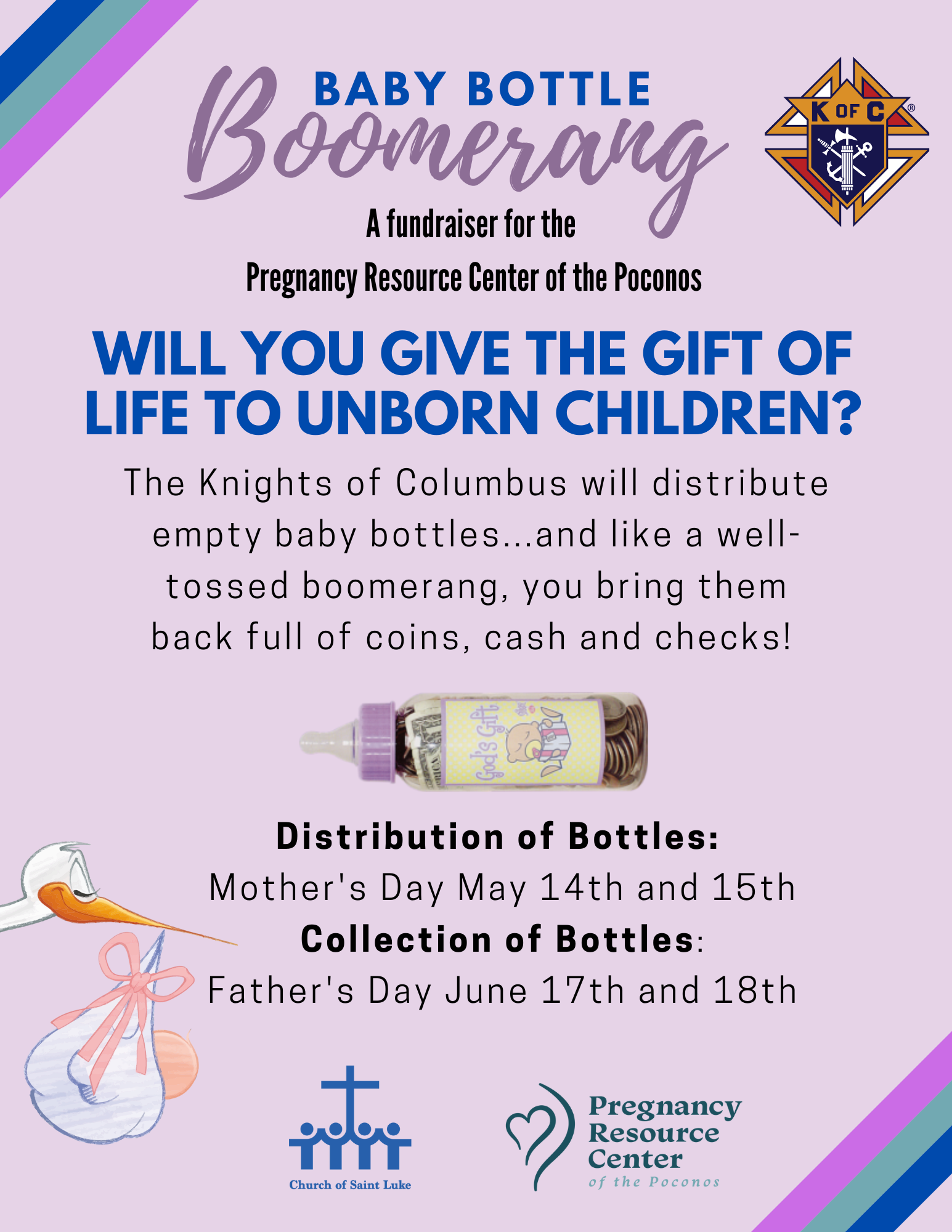 Baby Bottle Boomerang: Collection of Bottles — churchofsaintluke.org