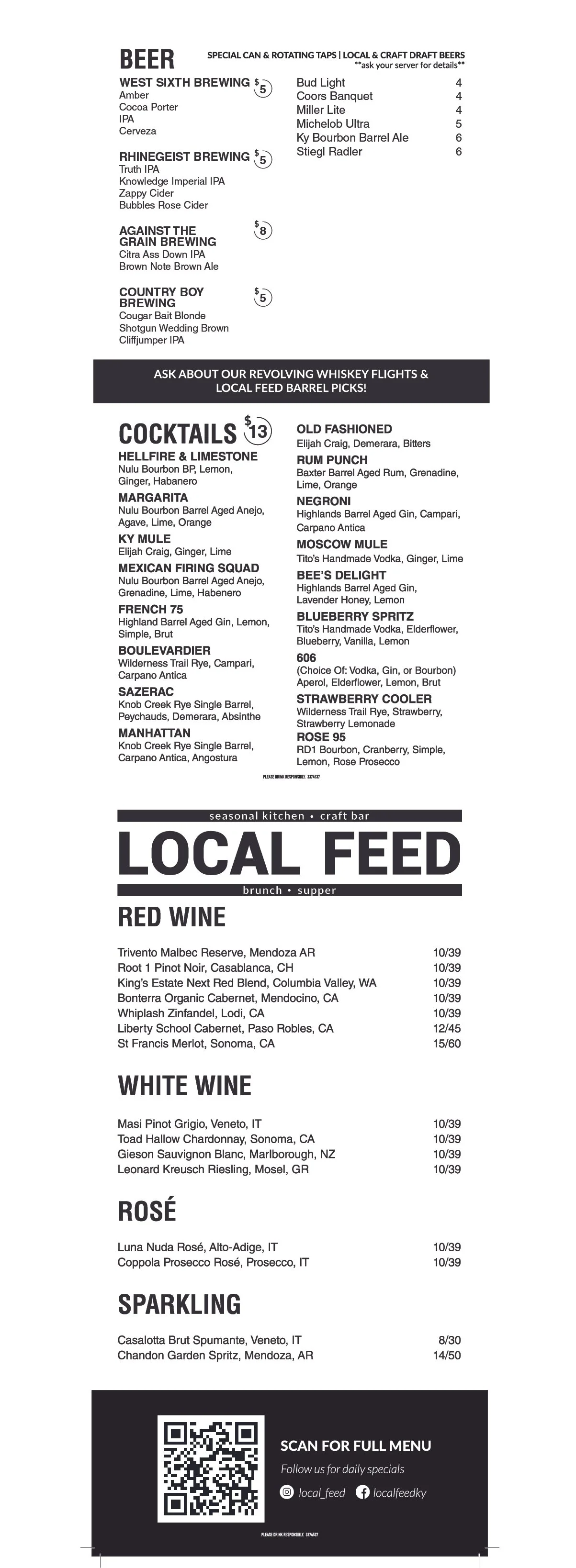 Drinks — Local Feed