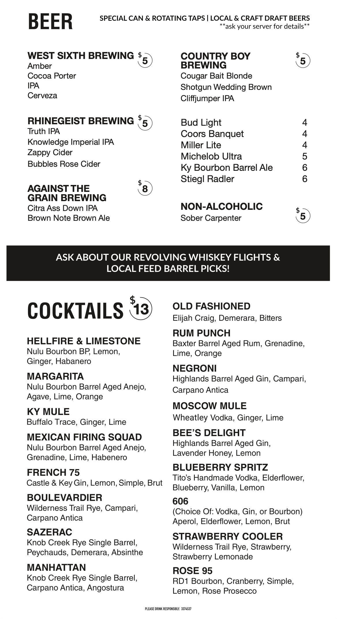 Drinks — Local Feed