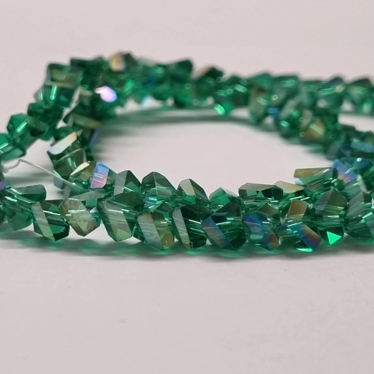 ULTIMATE CRAFT - Small Clear Diamond Shaped Beads (Turquoise ...