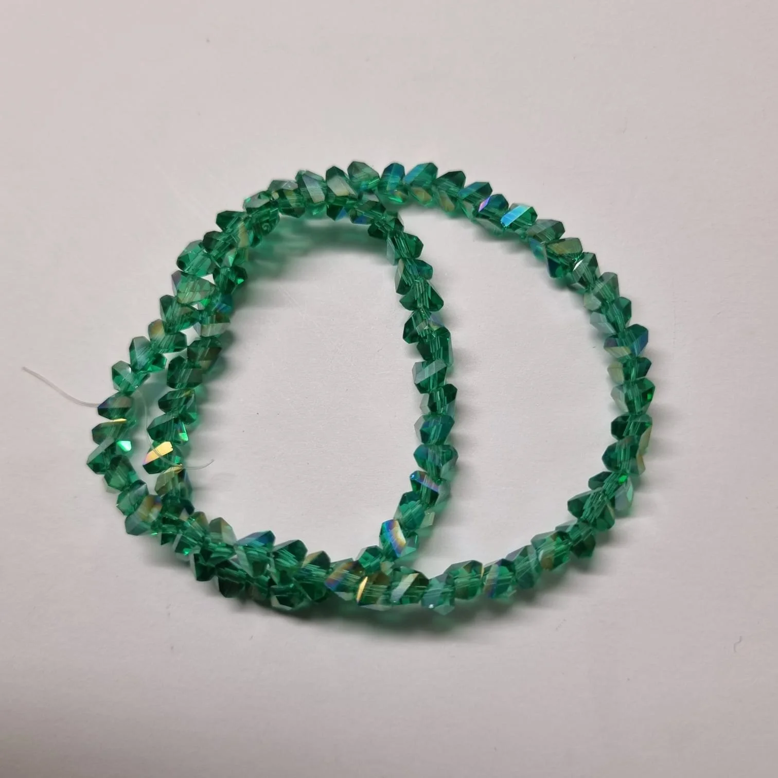 ULTIMATE CRAFT - Small Clear Diamond Shaped Beads (Turquoise ...