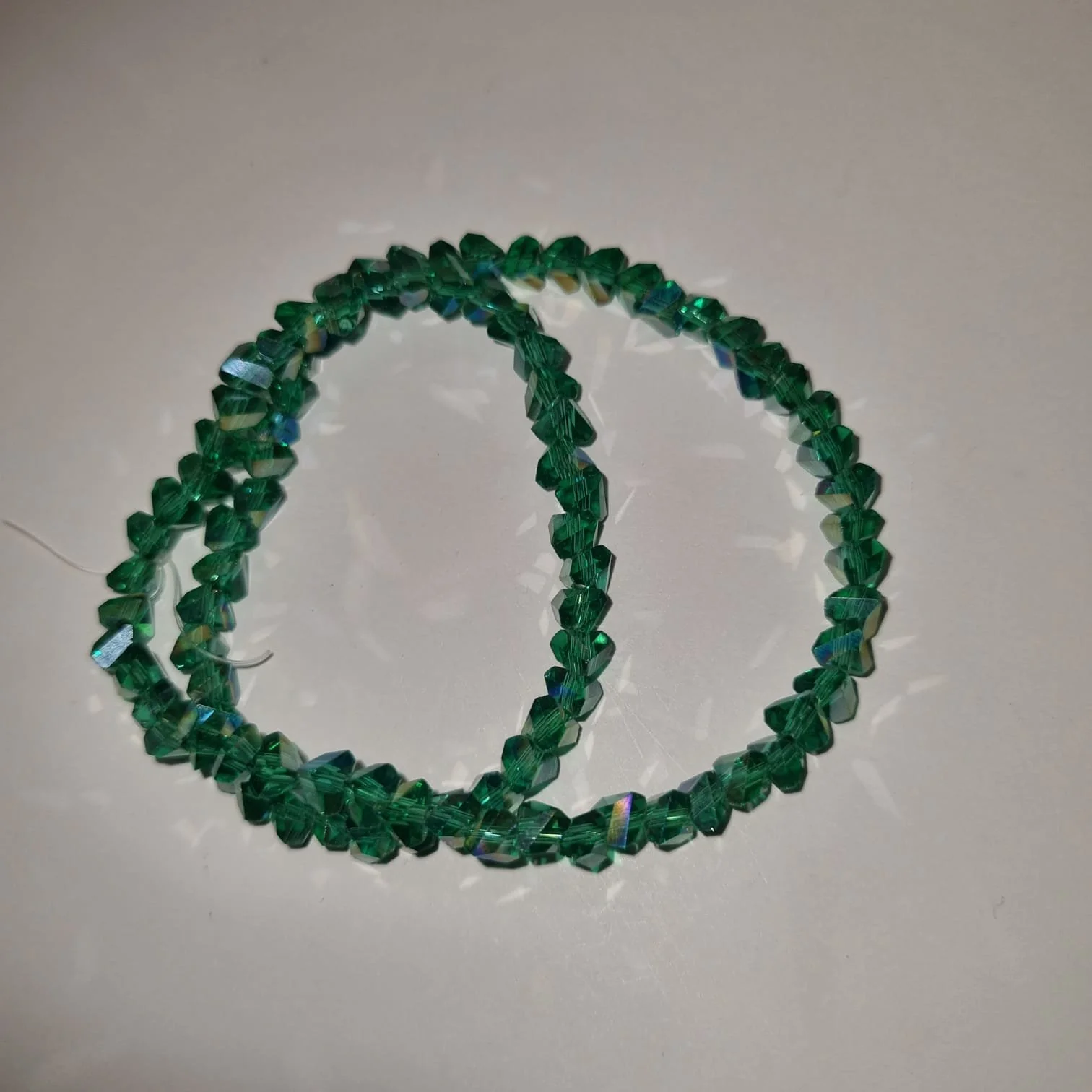 ULTIMATE CRAFT - Small Clear Diamond Shaped Beads (Turquoise ...