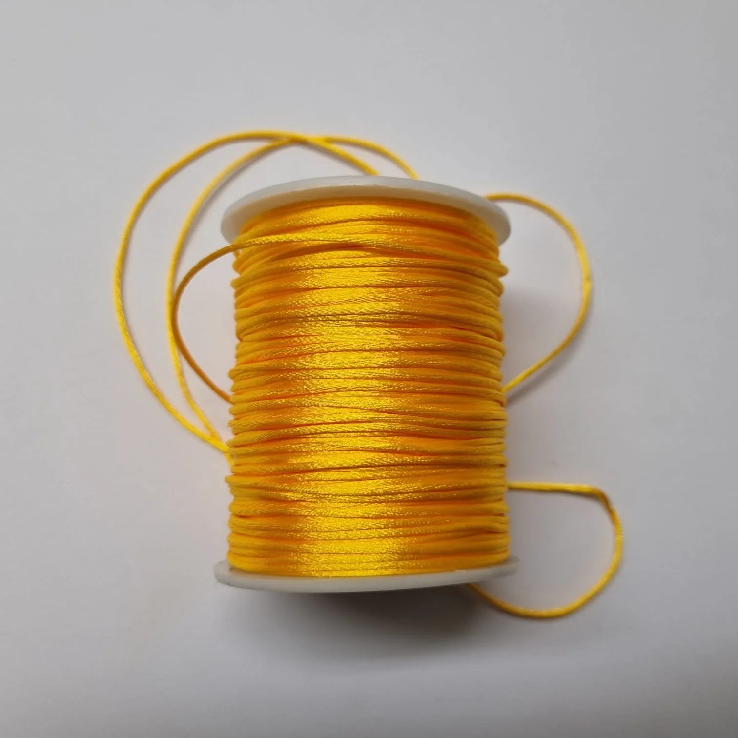 ULTIMATE CRAFT - Neon Green Satin Cord (50 Yards) — ULTIMATE CRAFT ...