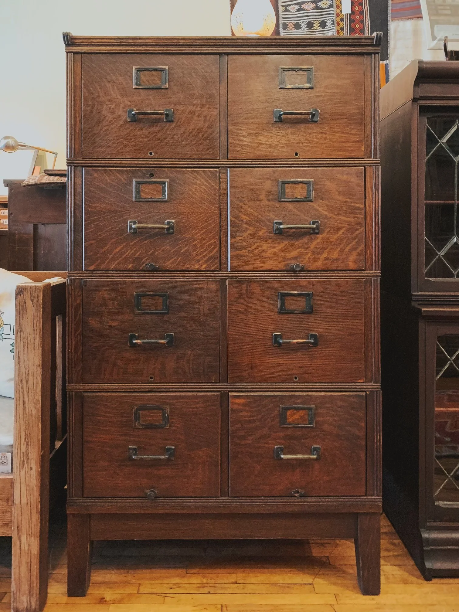 Antique Stackable File Cabinet — Euro Classics Antiques