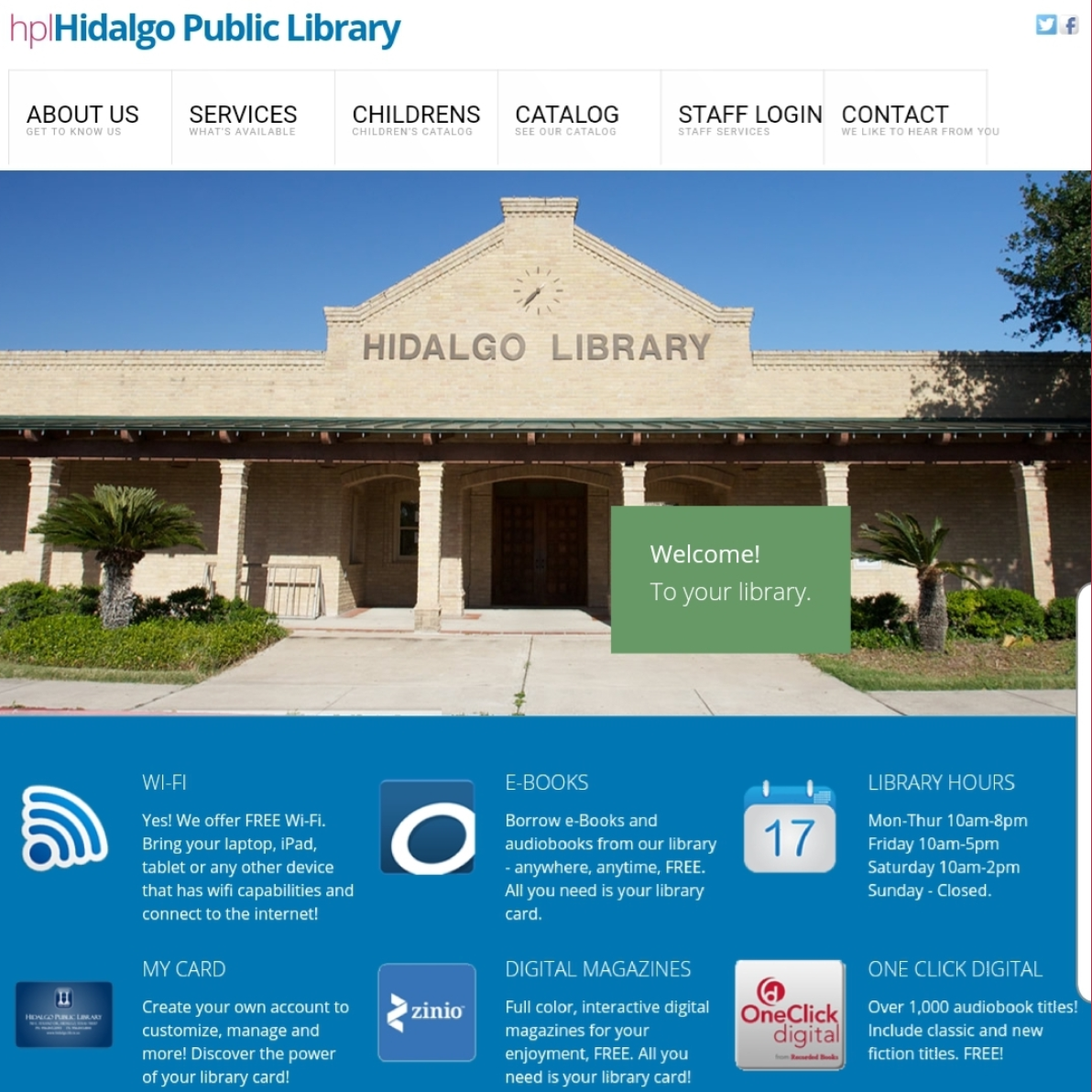 Public Library — City of Hidalgo