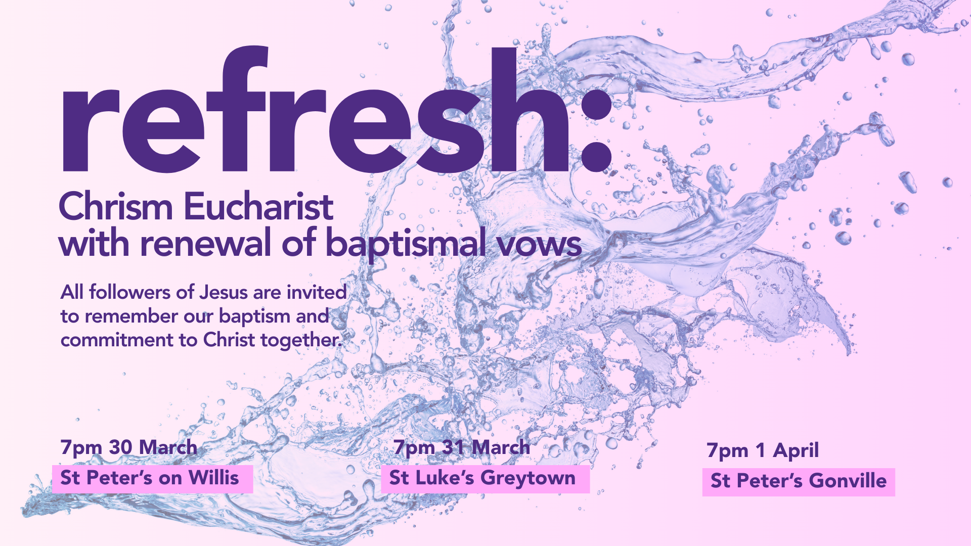 Chrism (reFresh) services during Holy Week — Anglican Movement