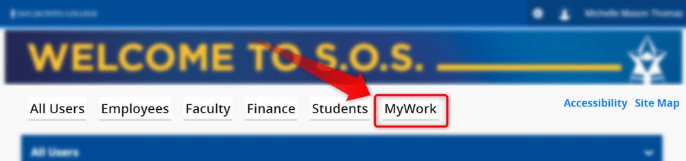 Banner 9 Self-Service — San Jac ITS