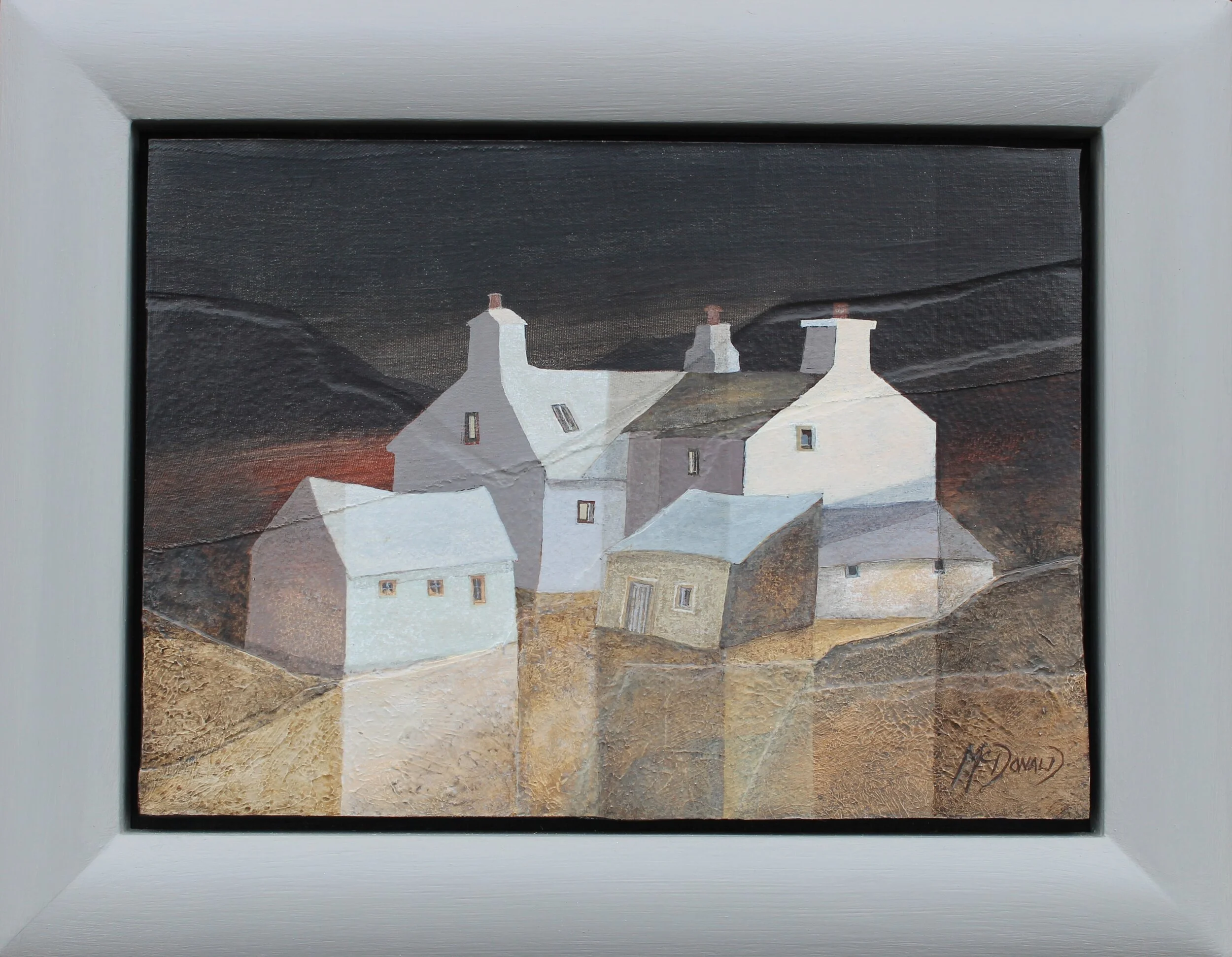 Elizabeth Haines painting entitled Preseli outcrop. — Goat Street Gallery