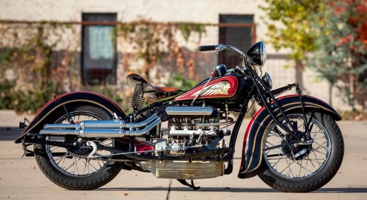 1936 Indian Model 436 4 Cylinder — Audrain Auto Museum