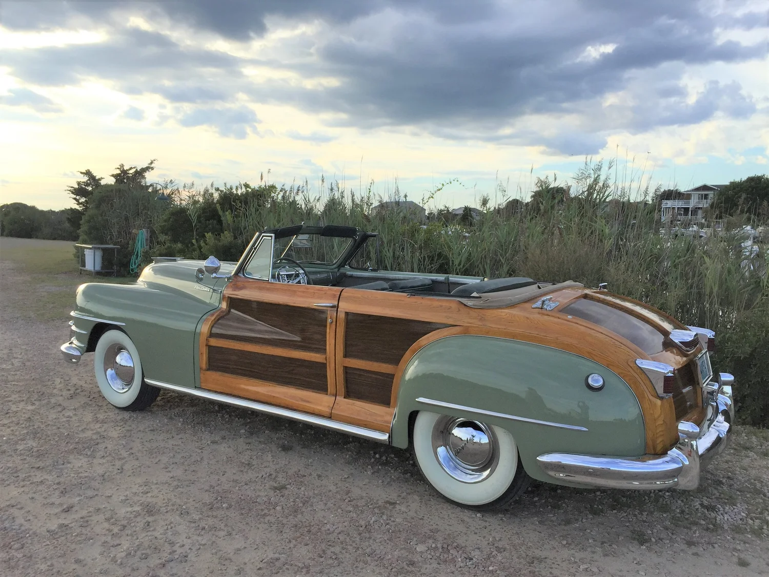 1948 Chrysler Town & Country “Barrel Back” convertible — Audrain Auto ...