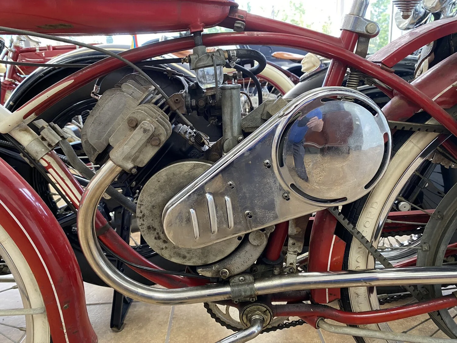 1955 Schwinn Whizzer Model WZ-1955 motorbike — Audrain Auto Museum