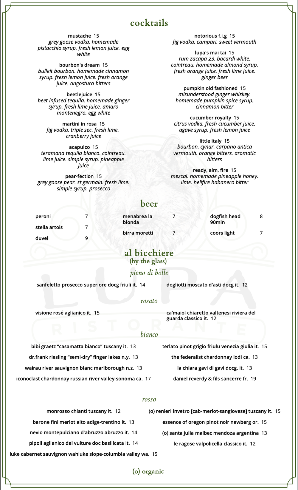 Lupa Ristorante