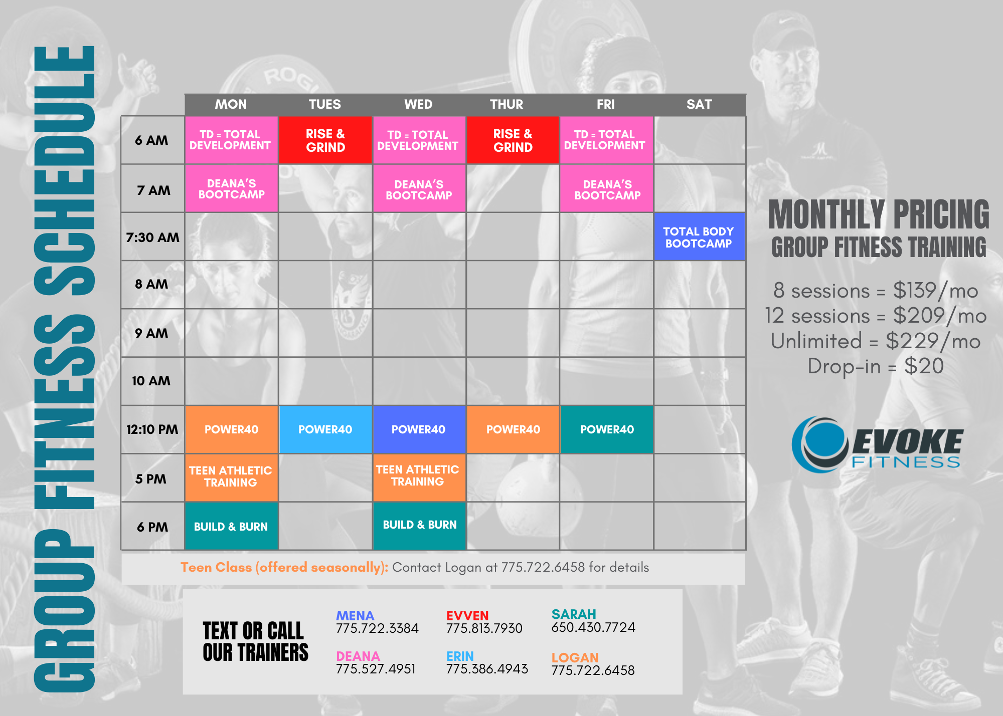 Group Fitness — Evoke Fitness
