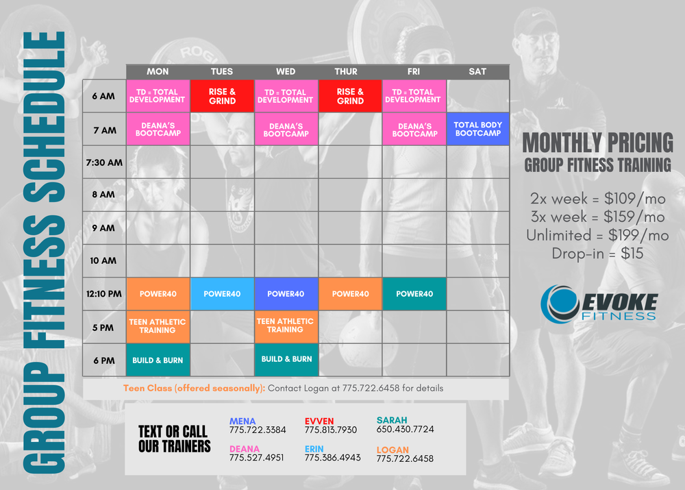 Group Fitness — Evoke Fitness