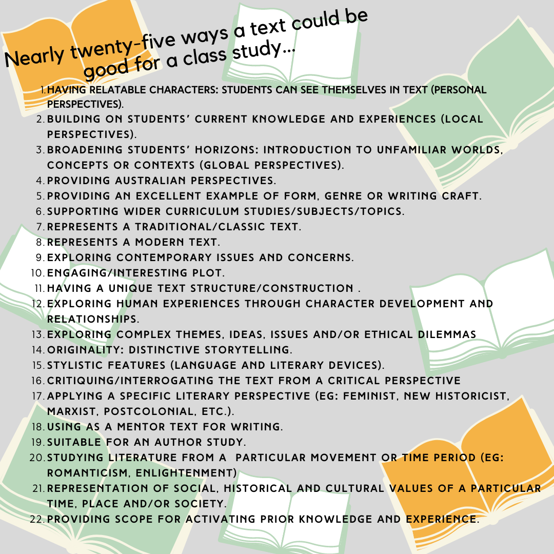 Five things to consider when choosing texts for the classroom — The ...