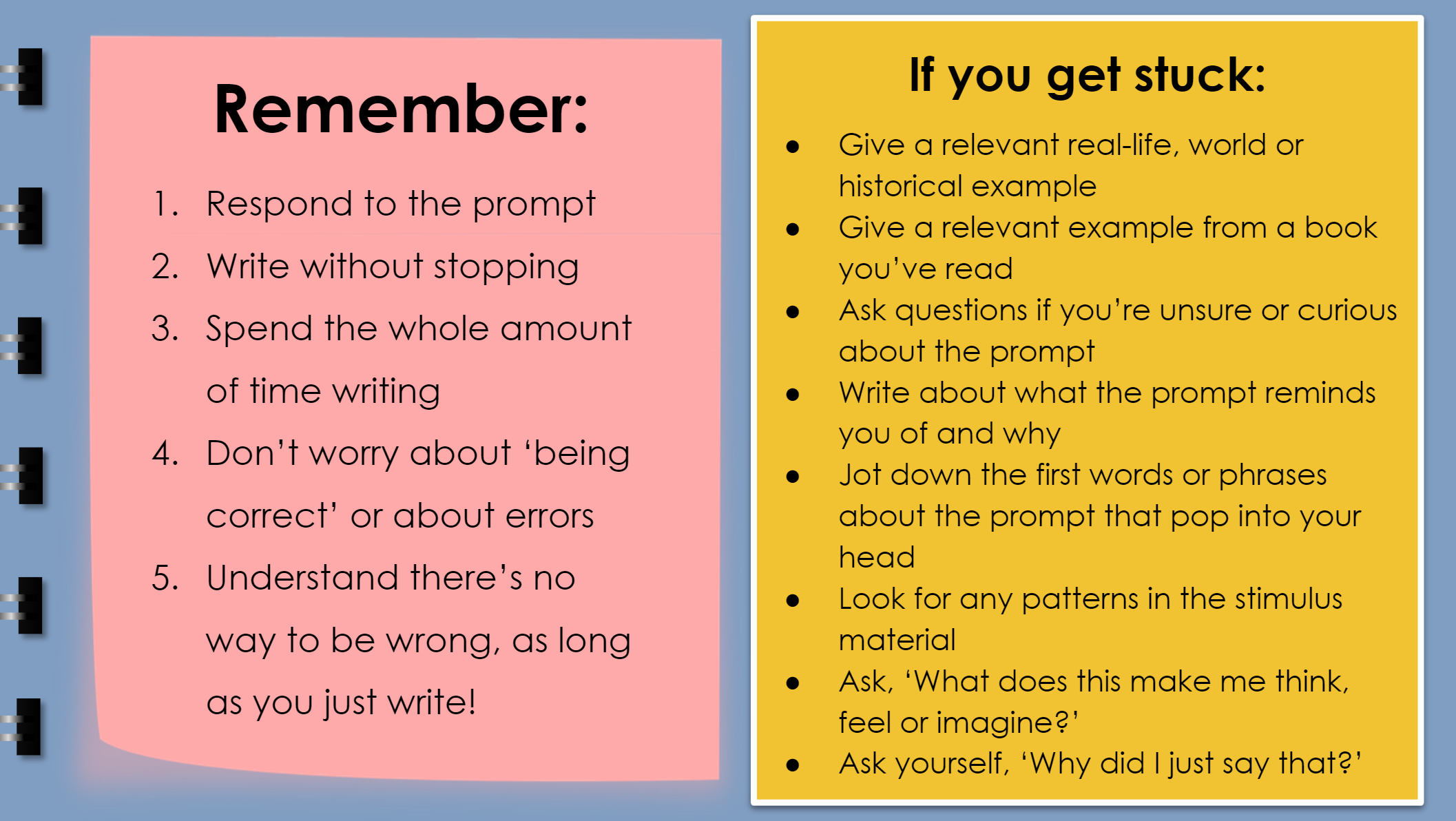 16 Ways to use Quickwrites to promote deeper thinking and learning, no ...
