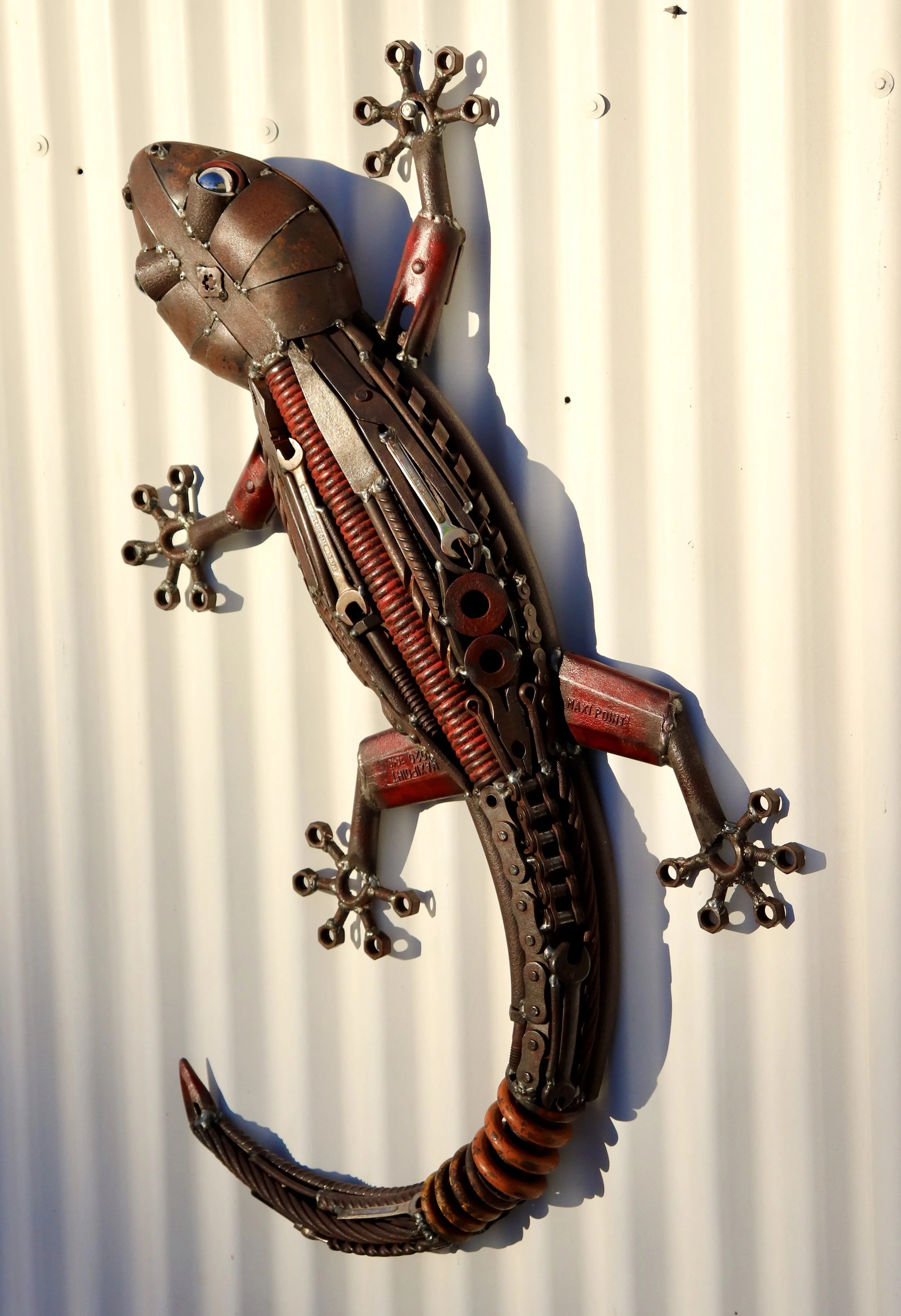 Gecko Metal Sculpture — Jordan Sprigg Sculptures