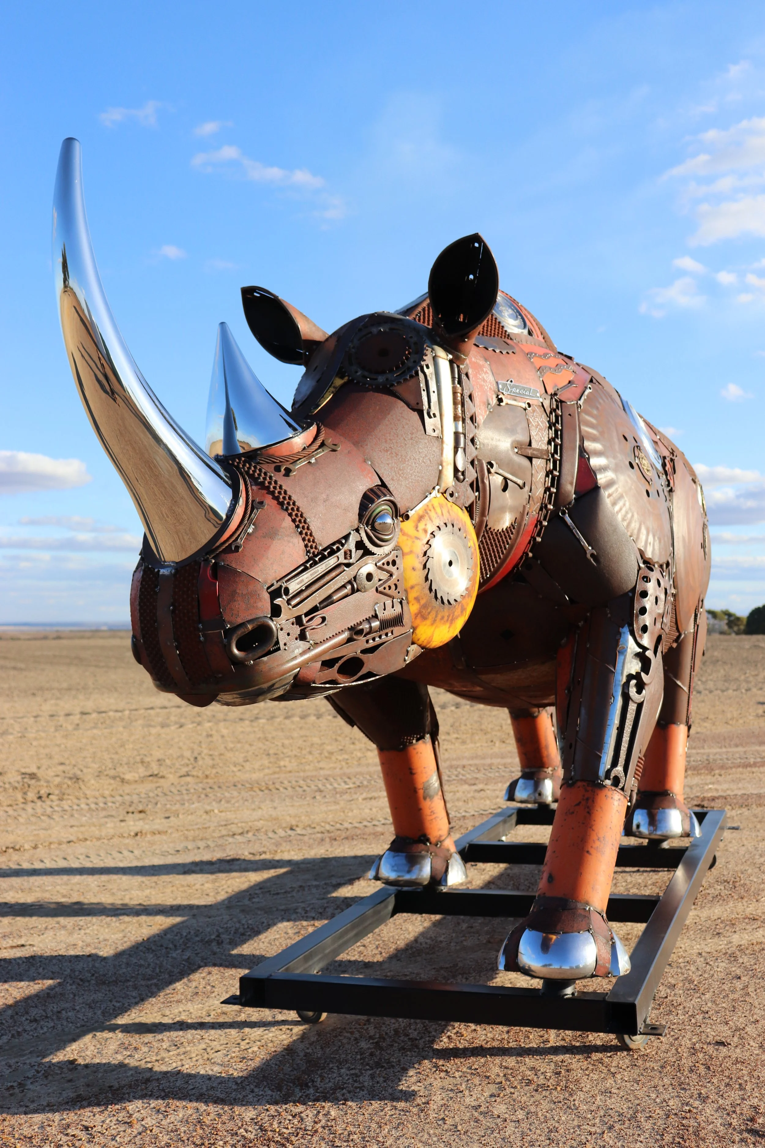 The Black Rhino — Jordan Sprigg Sculptures