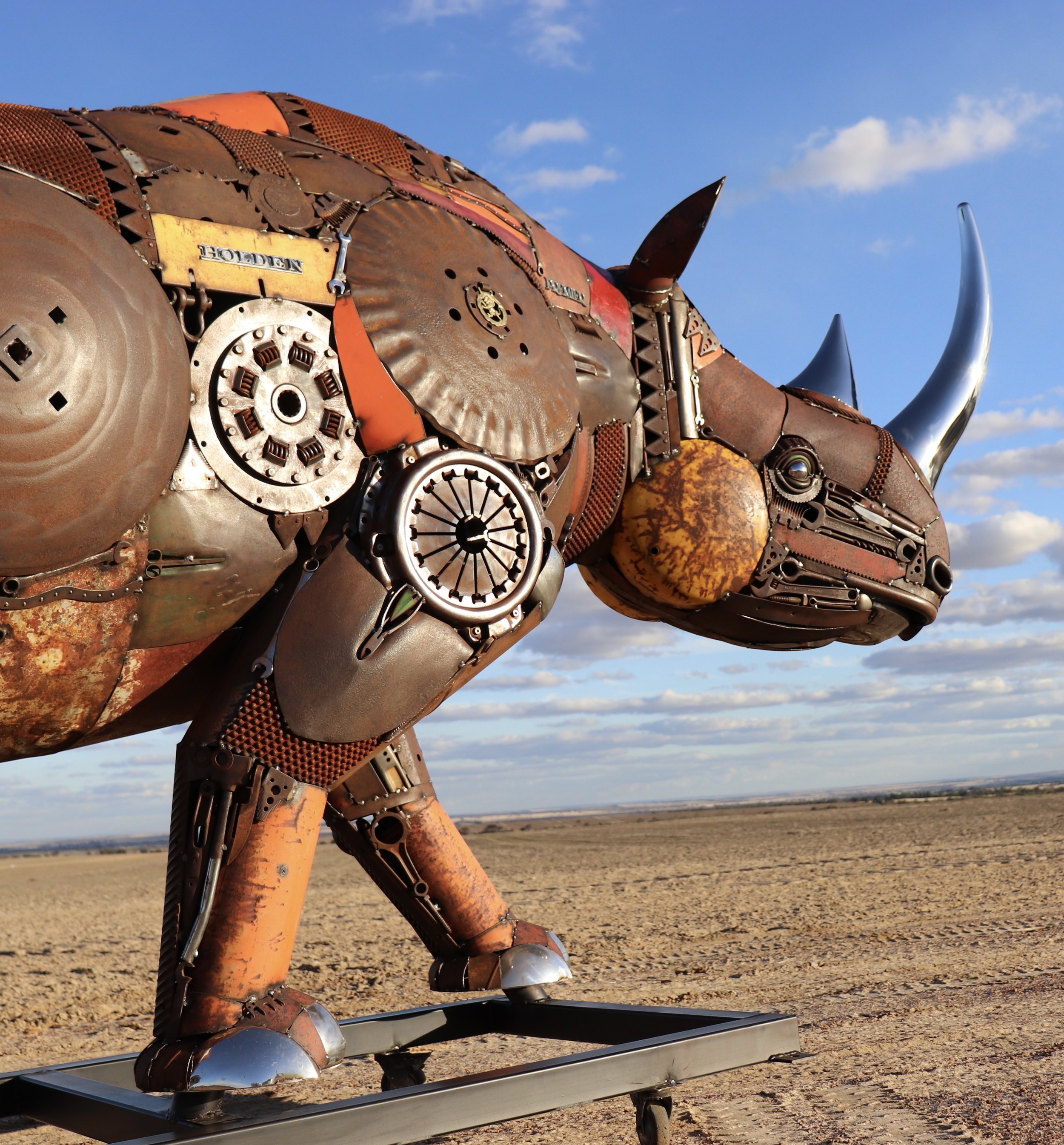 The Black Rhino — Jordan Sprigg Sculptures