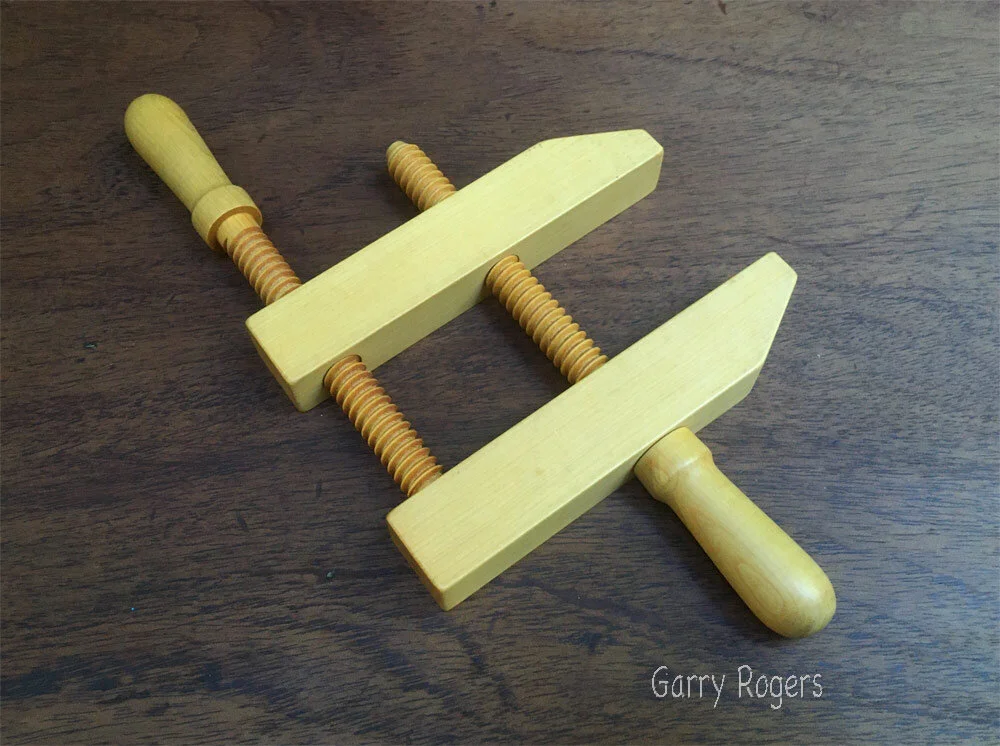Traditional Wood Hand Screw Clamp — Garry Rogers Fine Wood And Pencil