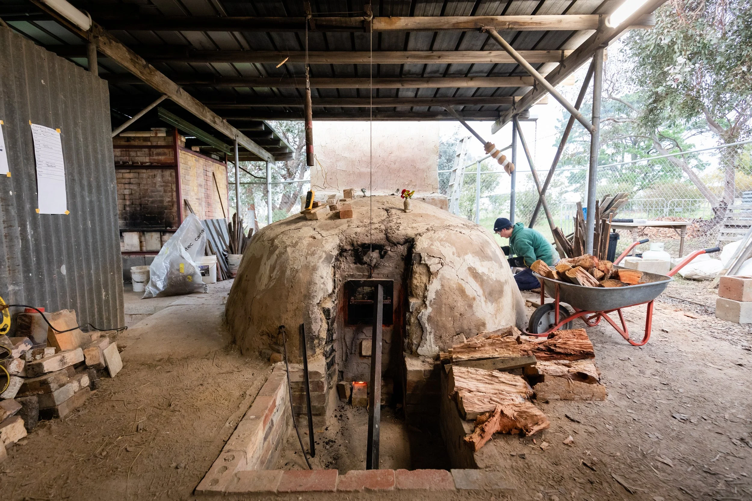 Wood fired kiln — Strathnairn