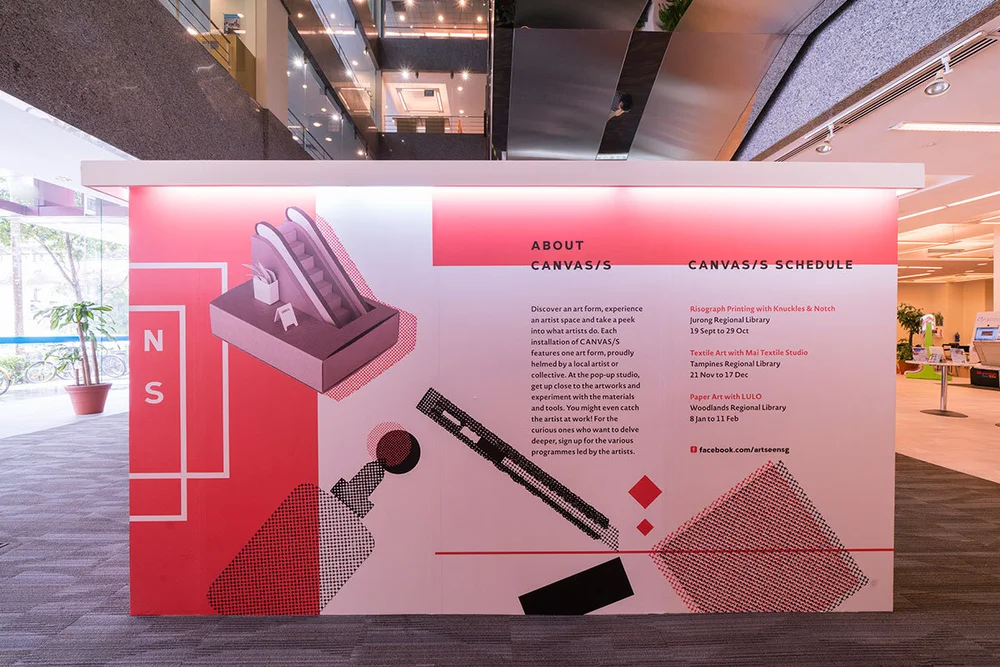 NLB CANVAS/S Exhibition — Lulo Paper Studio