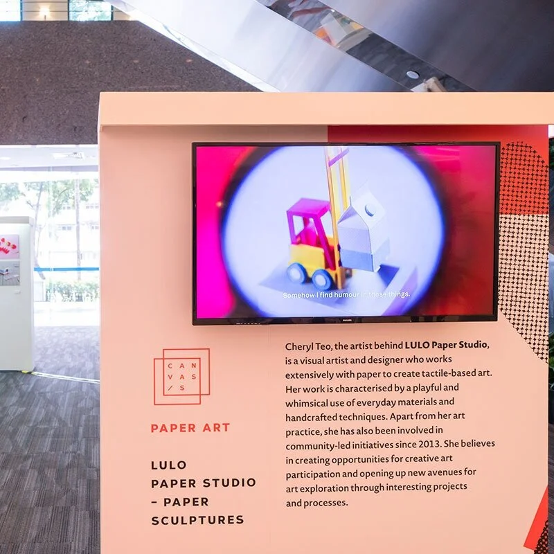 NLB CANVAS/S Exhibition — Lulo Paper Studio