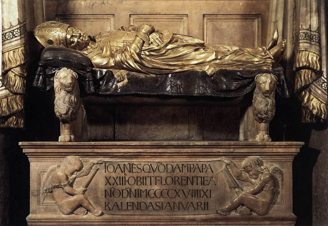 Tegenpaus Johannes XXIII en Giovanni de' Medici — FIREFIANDRE