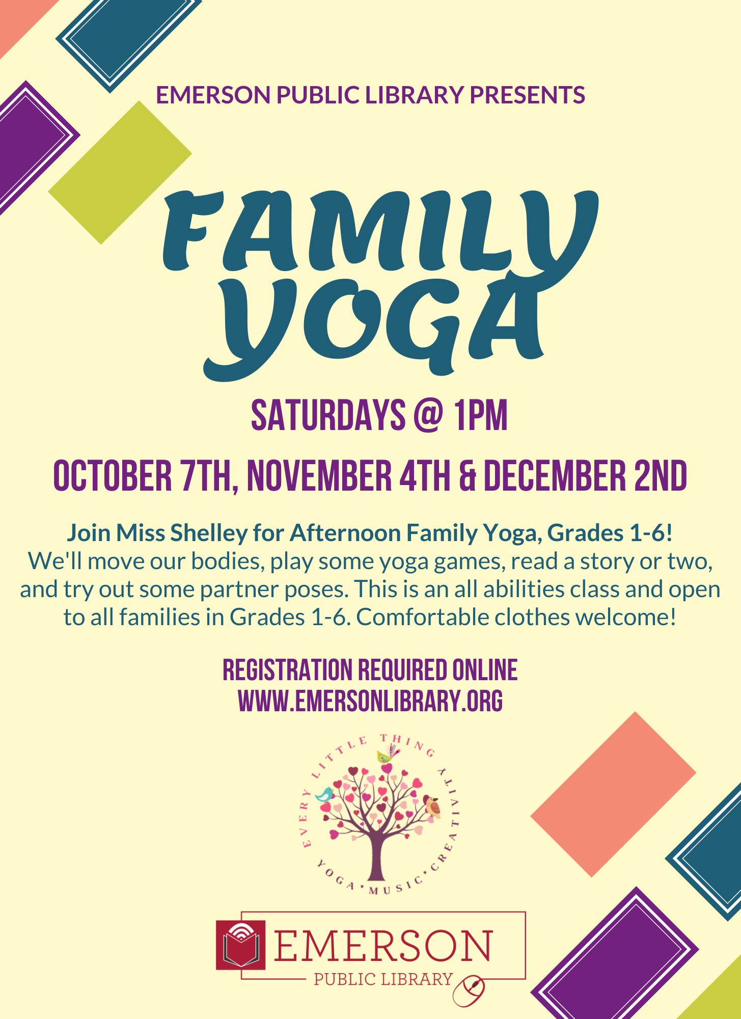 Kids Programs at The Emerson Public Library — Emerson Public Library of ...