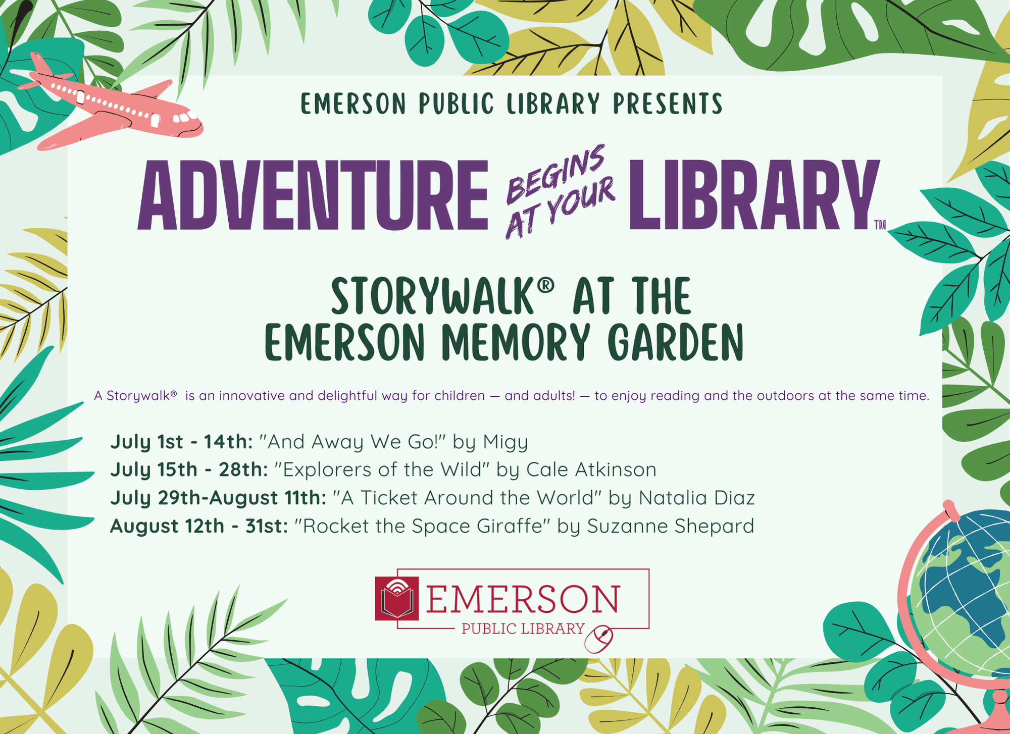 Kids Programs at The Emerson Public Library — Emerson Public Library of ...