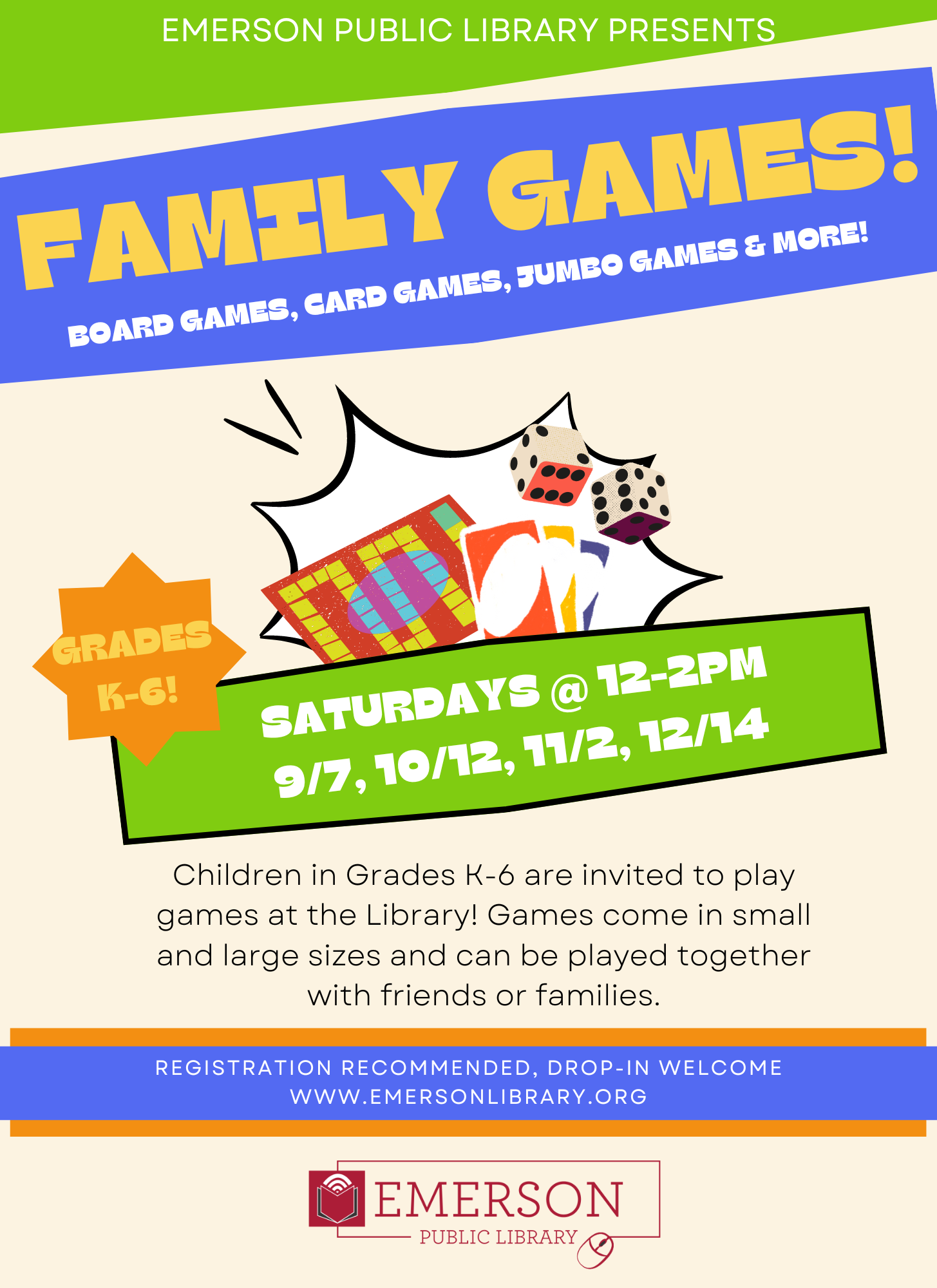 Kids Programs at The Emerson Public Library — Emerson Public Library of ...