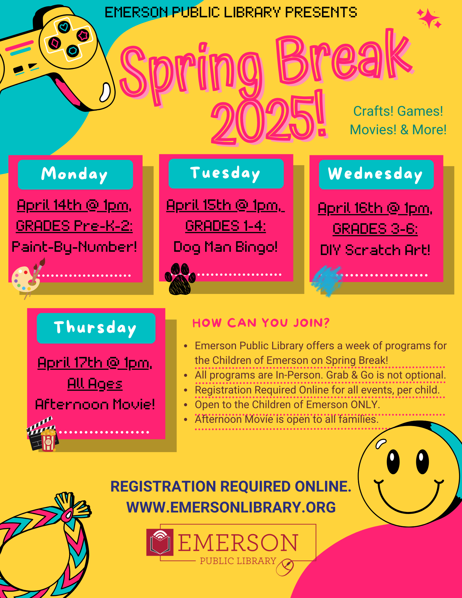 Kids Programs at The Emerson Public Library — Emerson Public Library of ...