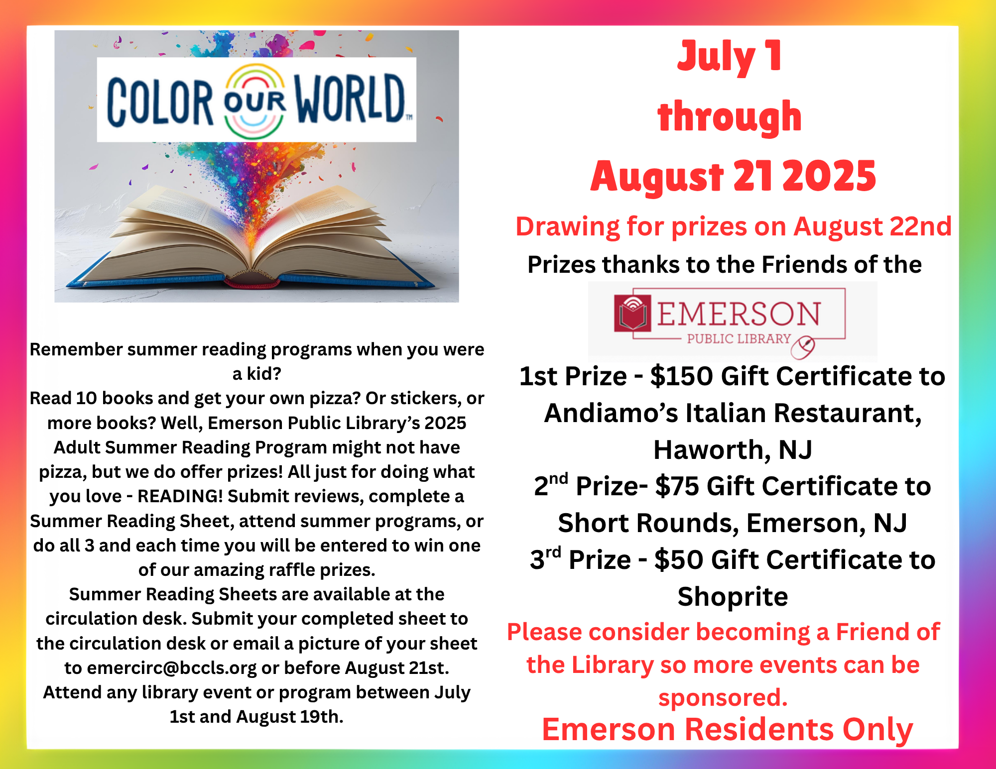 Adult Programs at The Emerson Public Library in New Jersey — Emerson ...