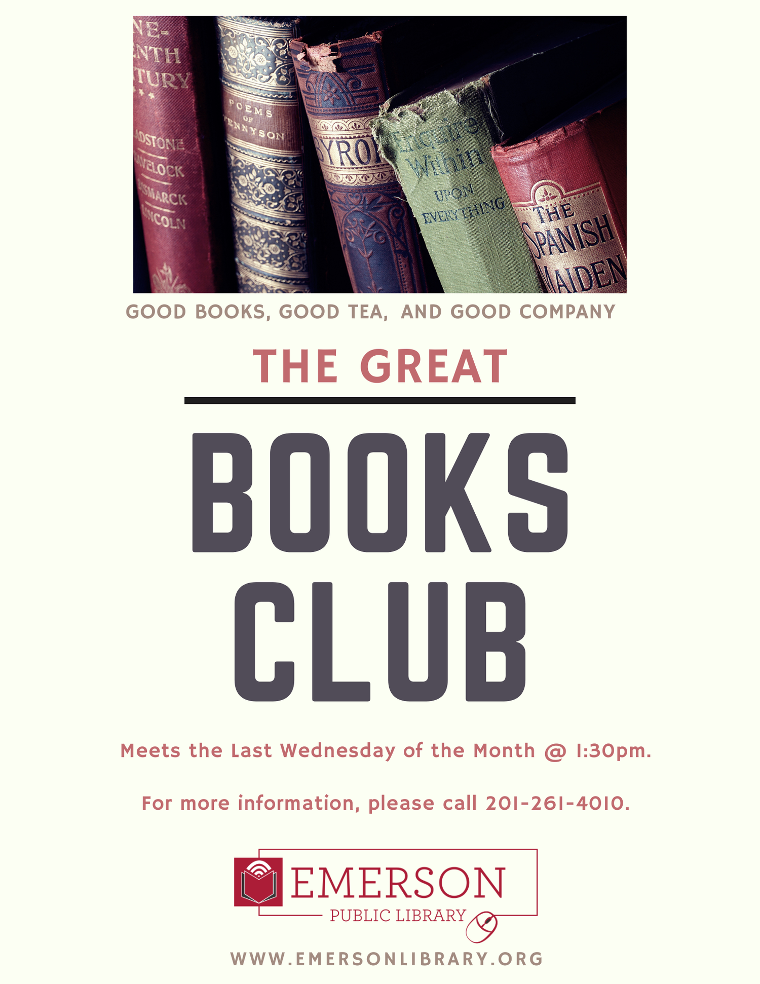 Adult Programs at The Emerson Public Library in New Jersey — Emerson ...