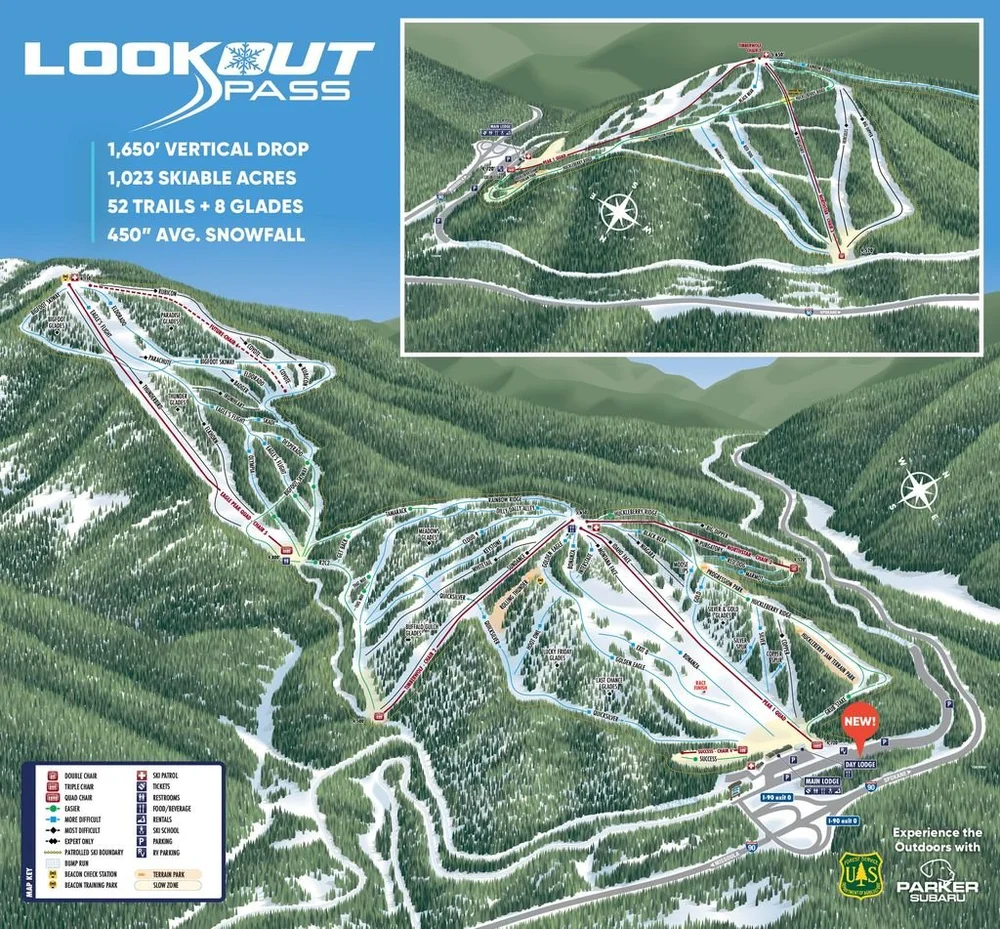 Lookout Pass Ski Area Review | Idaho / Montana — PeakRankings