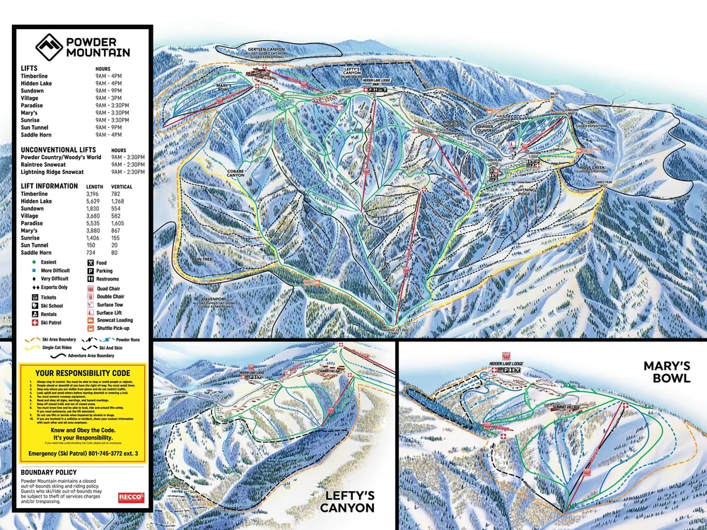 Powder Mountain Ski Resort Review | Utah — PeakRankings