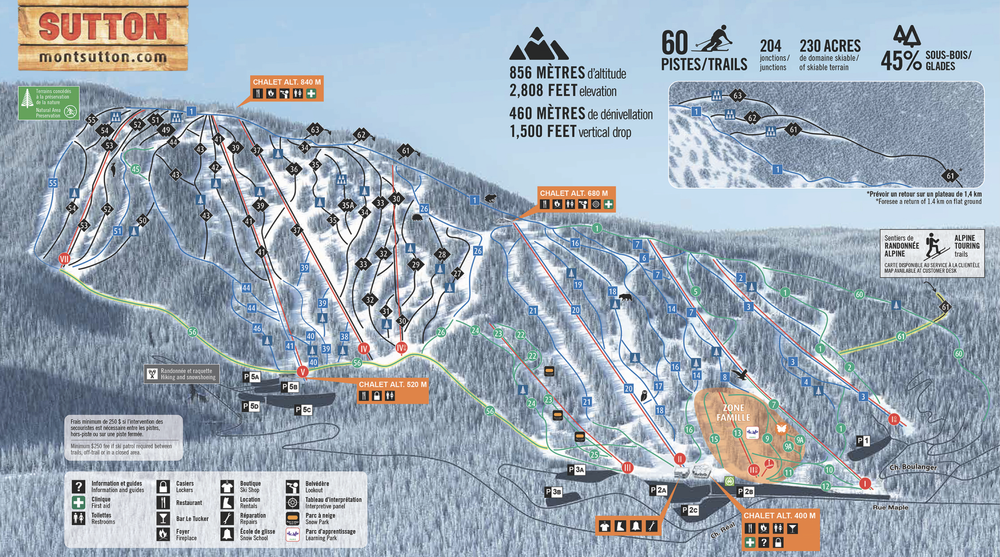 Mont Sutton Ski Area Review | Quebec — PeakRankings