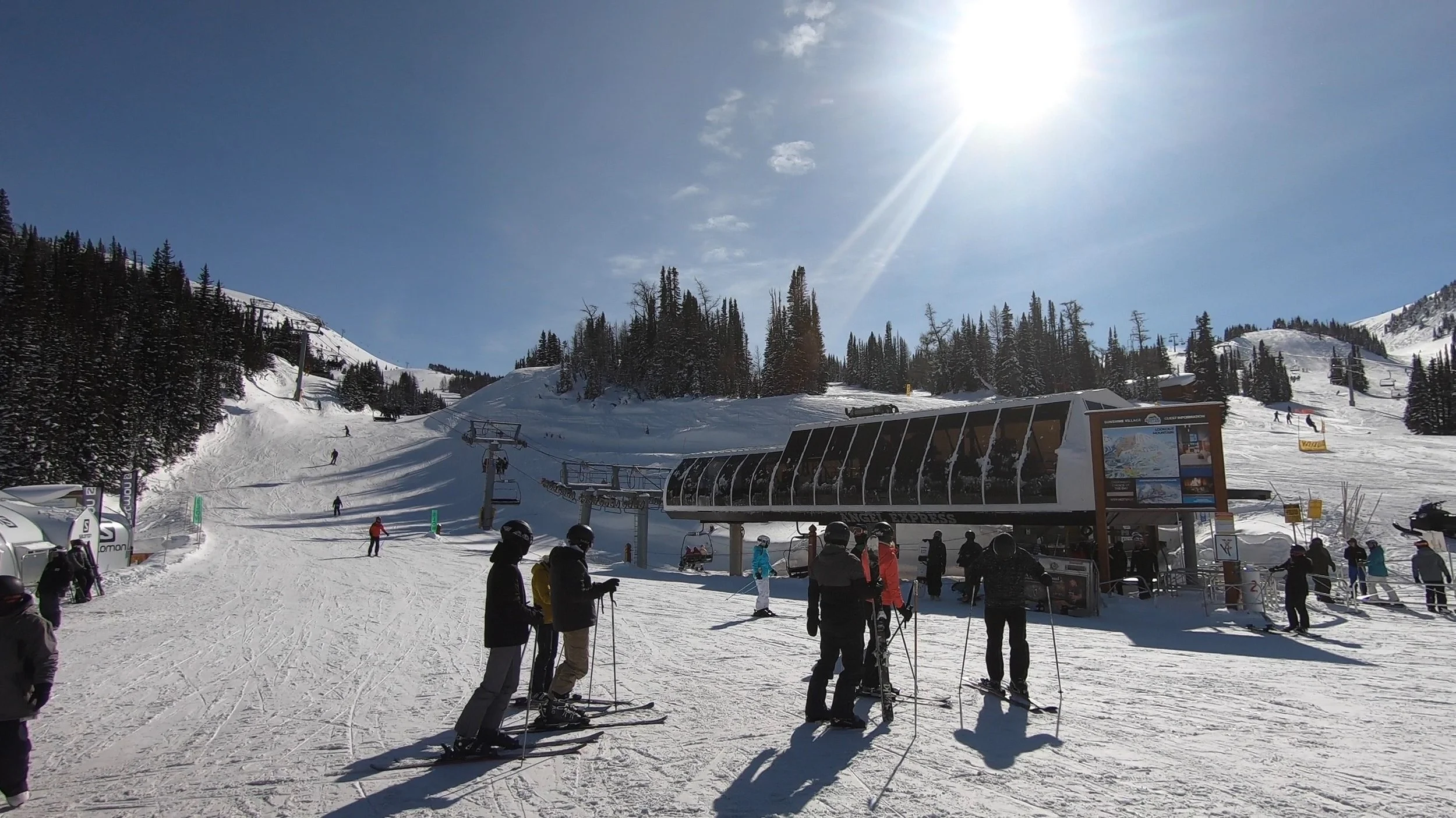 Banff Sunshine Village Upgrading Angel Express to Bubble Six-Pack ...
