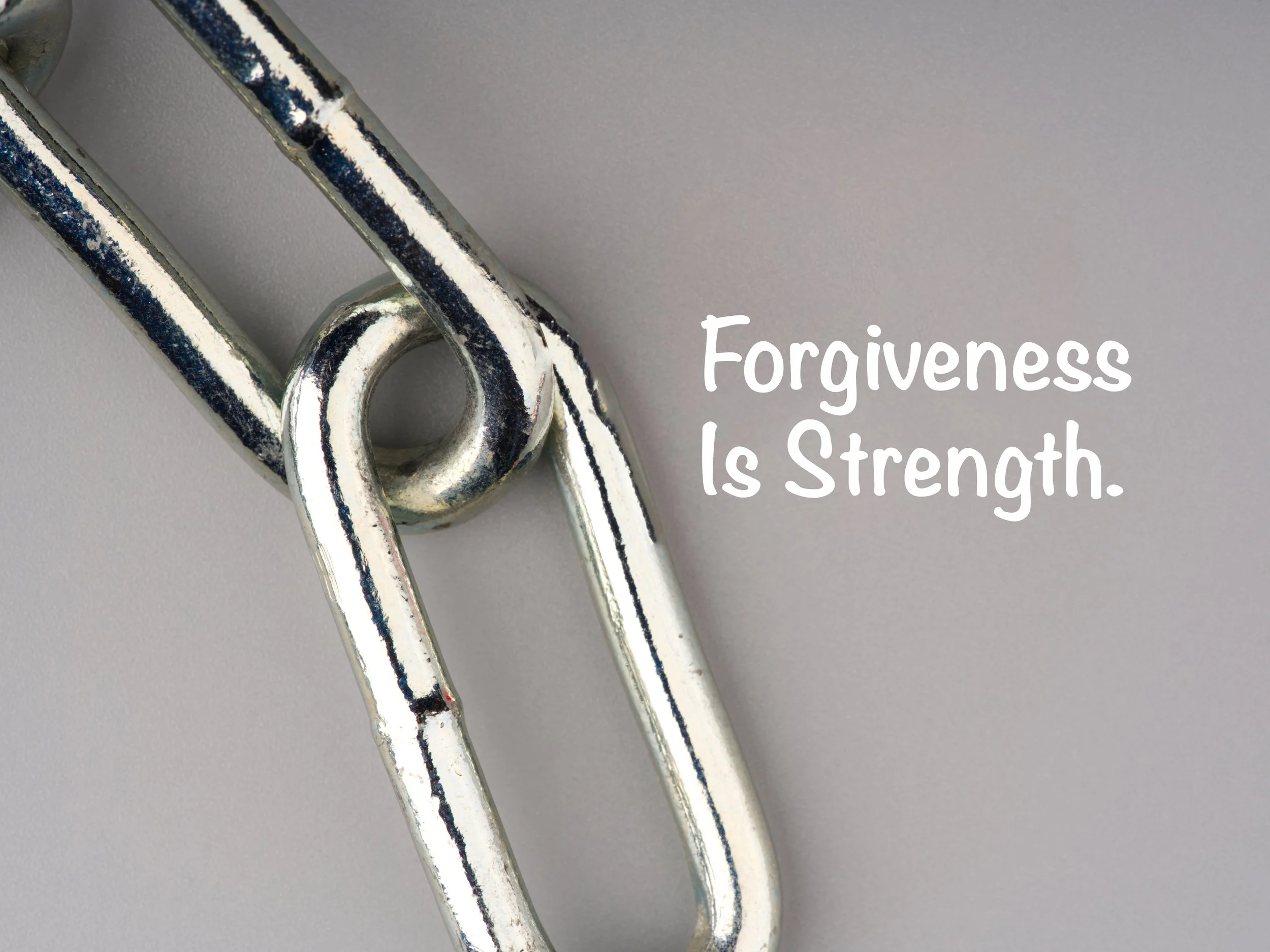 Forgiveness is for the strong — Moving Forward