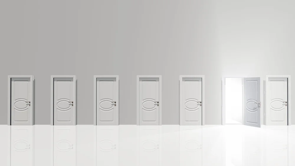 The doors we open and close each day decide the lives we live. — Moving ...
