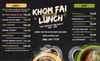 EXPRESS LUNCH | Discover Thai Lunch — Order Today — Khom Fai: Thai ...